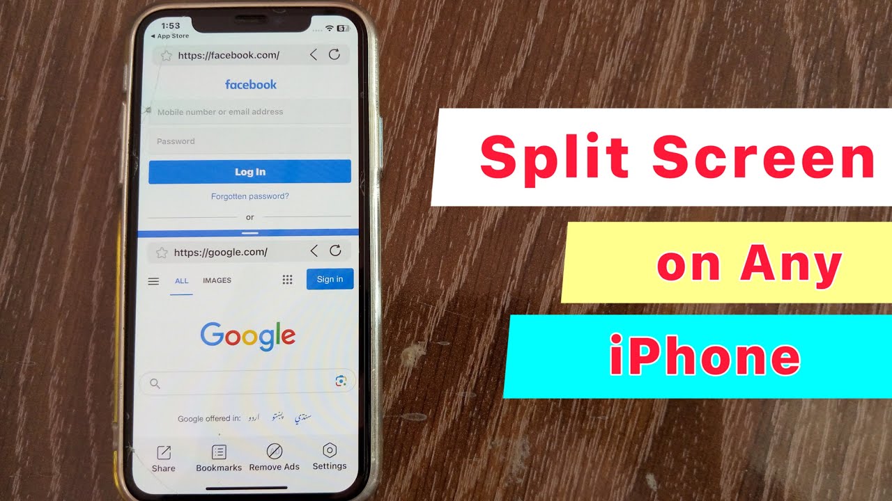 How to Split Screen on iPhone iOS 17 - YouTube