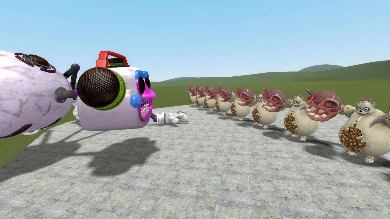 DJ MUSIC BOSS VS BEE DARK DECEPTION BOSS in Garry's Mod - YouTube