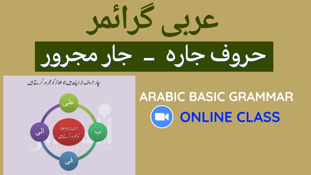 حروف جارہ II HUROOF E JAARAH II ARABIC GRAMMAR - YouTube