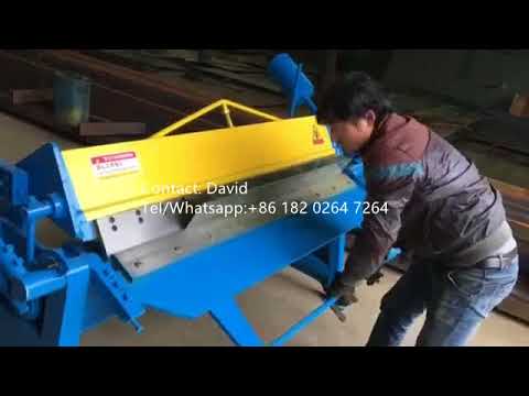 Manual Metal Panel Bending Machine - YouTube