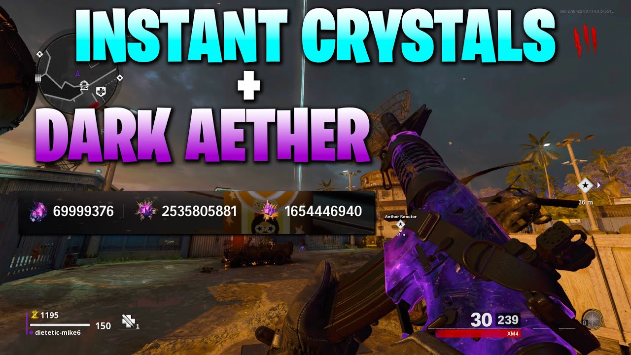 Instant Aetherium Crystals and Dark Aether Camo - Cold War Zombies ...