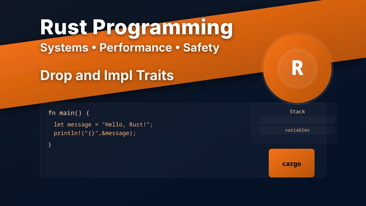 Drop and Impl traits in Rust - YouTube