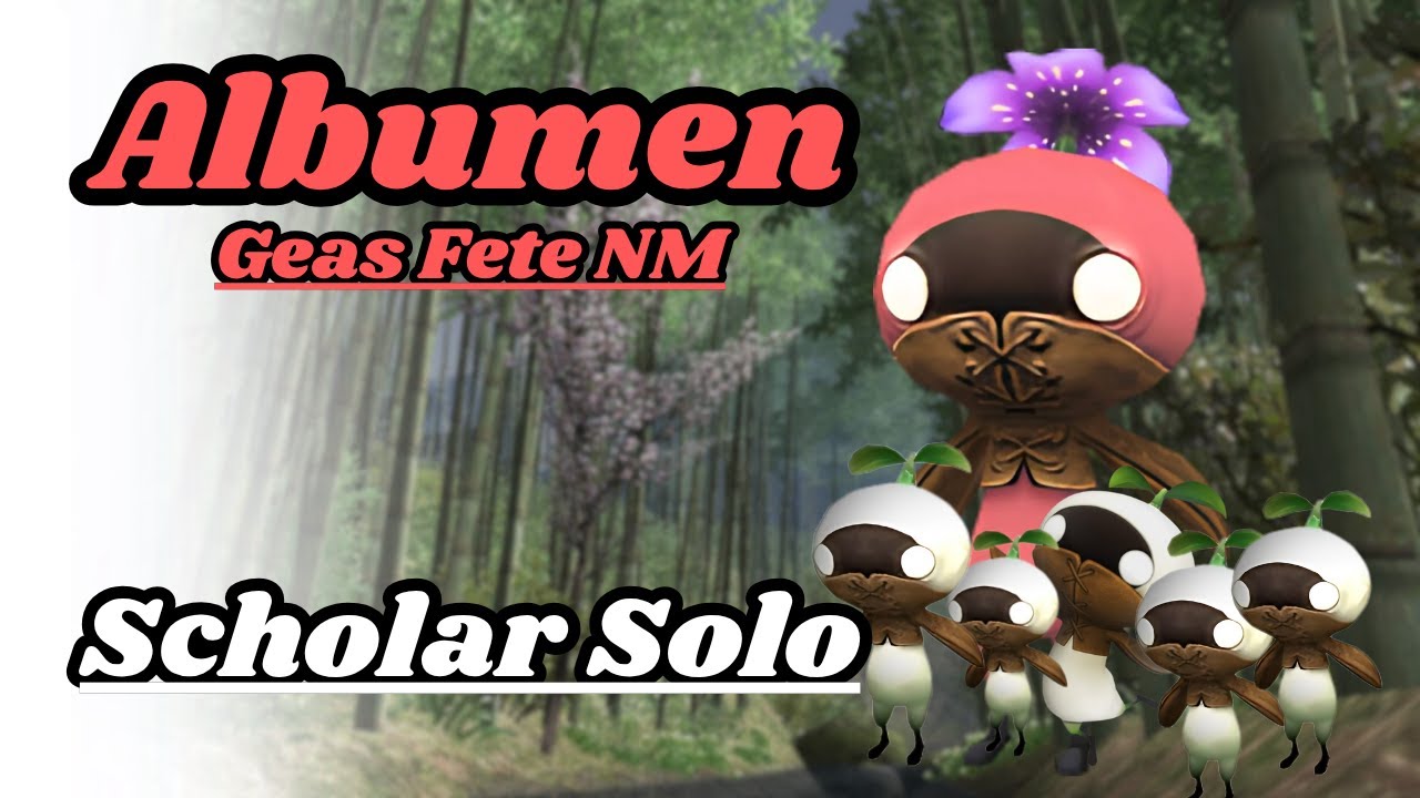 FFXI - SCH Solo Albumen - Cheese strat with stream audio. - YouTube