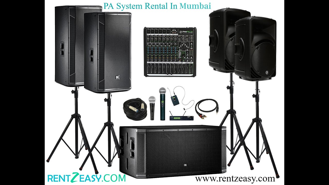 Pa Systems Rental In Mumbai, Maharashtra ₹0 Cost Delivery - YouTube