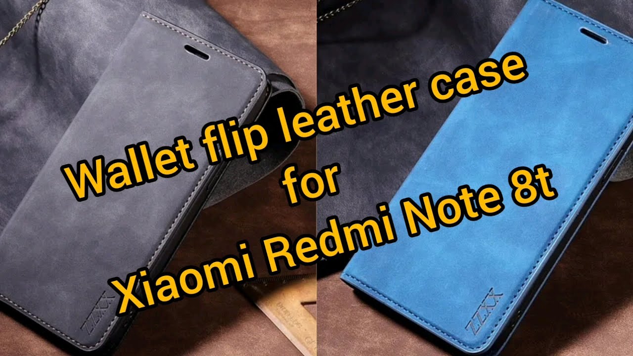 Wallet flip leather case for Xiaomi Redmi Note 8t from AliExpress - YouTube
