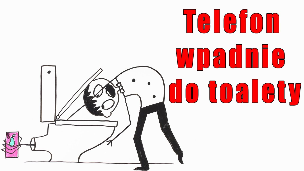 Co będzie, jeżeli telefon wpadnie do toalety/wiejskiej sławojki/błota ...