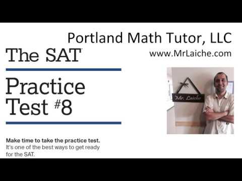 SAT Math Practice Test #8, 2019 with download - YouTube