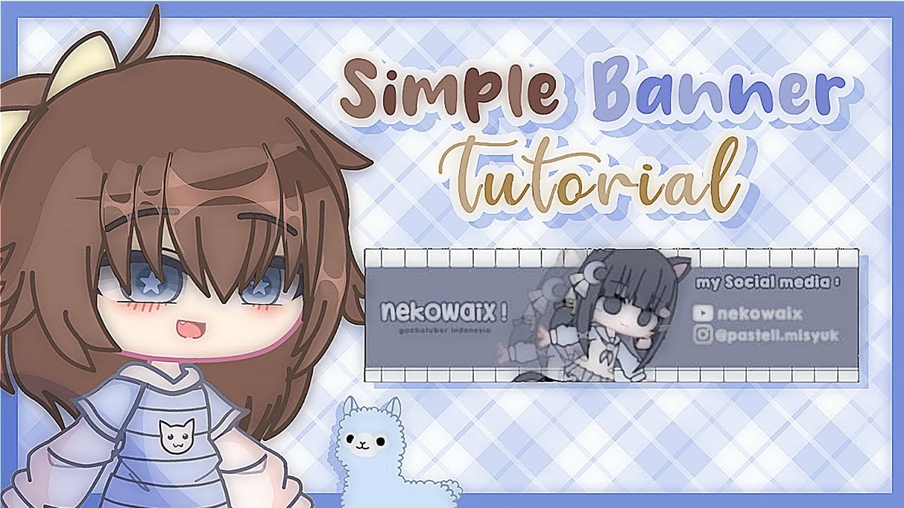 ༘ 🐳 Tutorial simple banner | gacha tutorial 🌨️⑅·˚ ༘ - YouTube