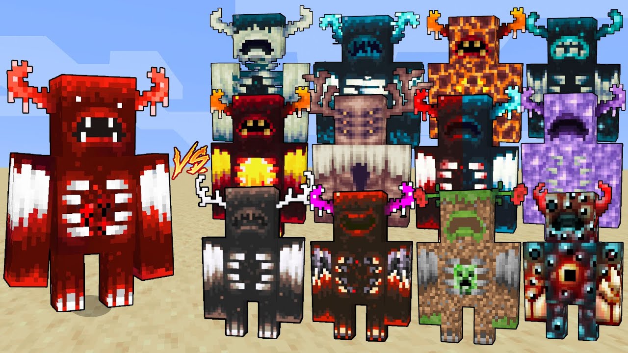 The Demon Warden Vs ALL Wardens PLUS+ (Anniversary Edition) / Minecraft ...