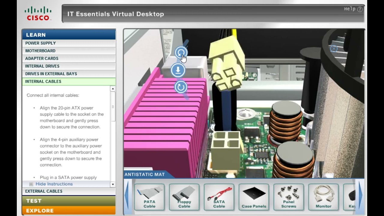 Tutorial Merakit PC Menggunakan Cisco IT Essentials Virtual Desktop ...