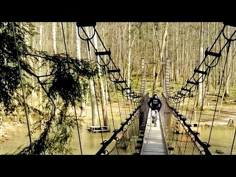 MOHICAN STATE PARK - GORGE OVERLOOK TRAIL HIKE & RUN WITH SWINGING ...