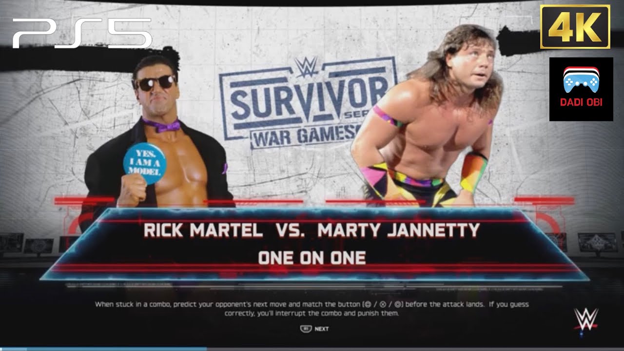 Rick "The Model" Martel vs Marty Jannetty - Survivor Series / WWE 2K25 ...