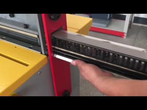 Heavy duty paper punching machine with wire closer system for (2:1 ...