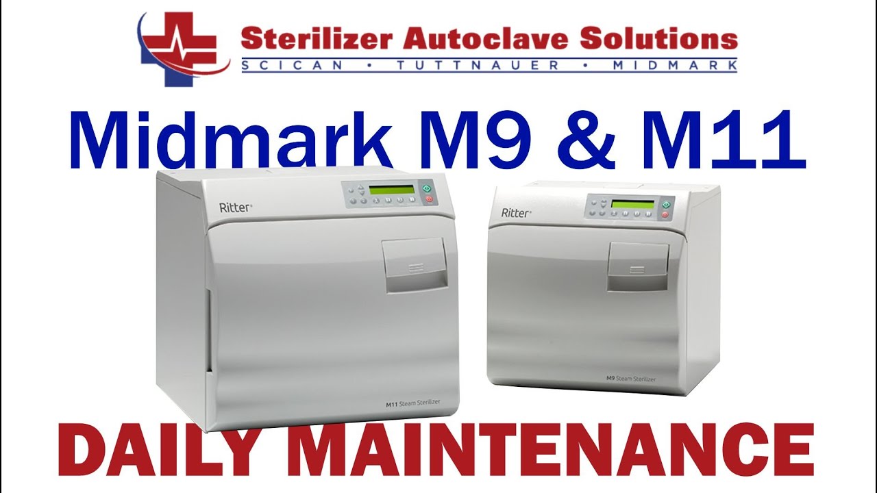 Midmark M9 & M11 New Style Daily Maintenance - YouTube