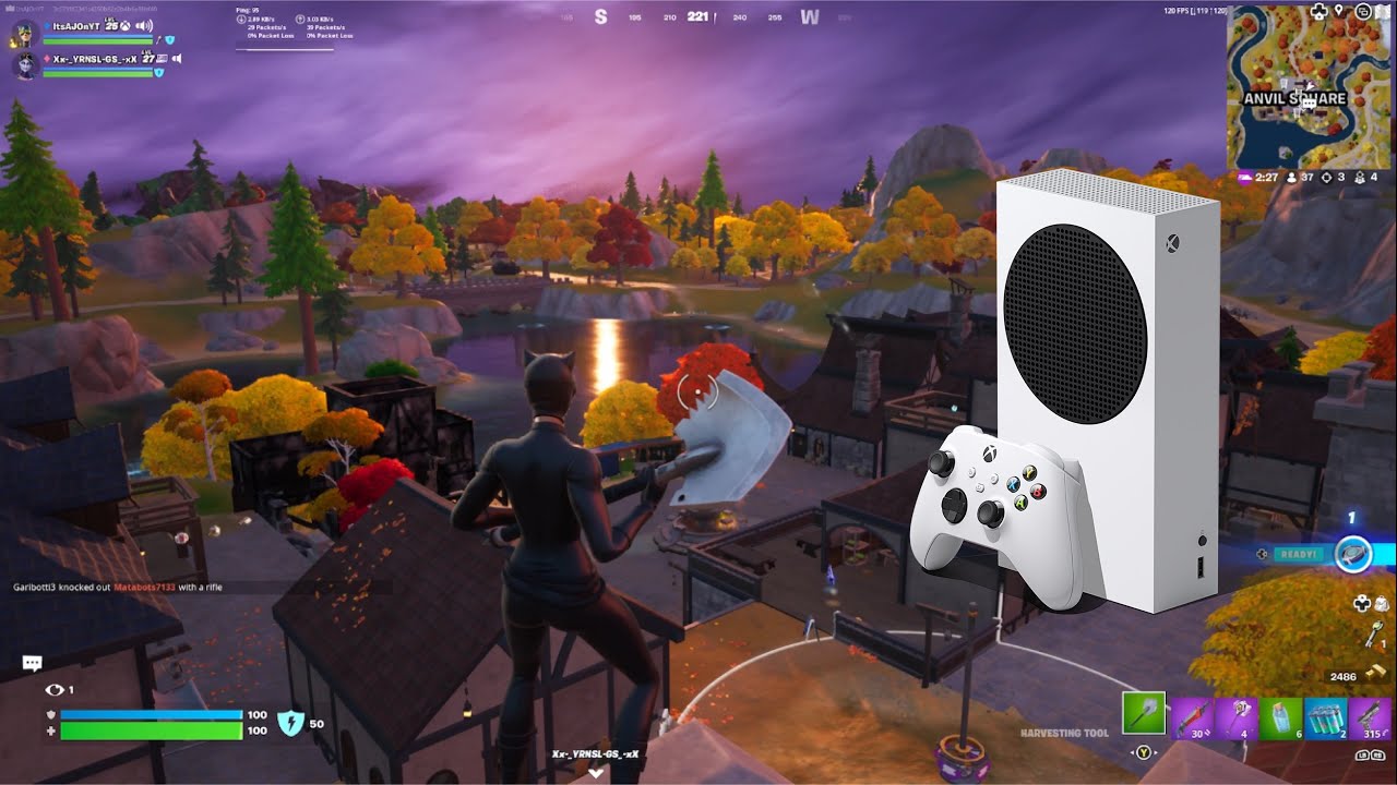 Xbox Series S Fortnite Chapter 4 Highlights ( 120 FPS ) - YouTube