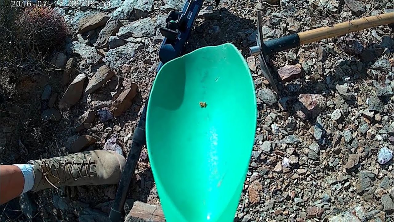 Gold Nugget Found Metal Detecting in Gold Basin Arizona - YouTube