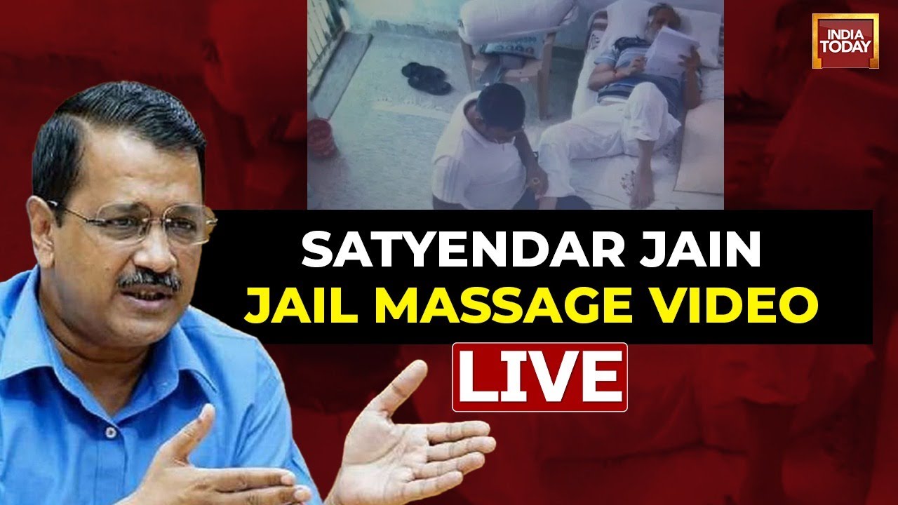 Satyendar Jain Massage Video LIVE BJP Releases Video Of AAP s Jain satyendar-jain-massage-video-live-bjp-releases-video-of-aap-s-jain