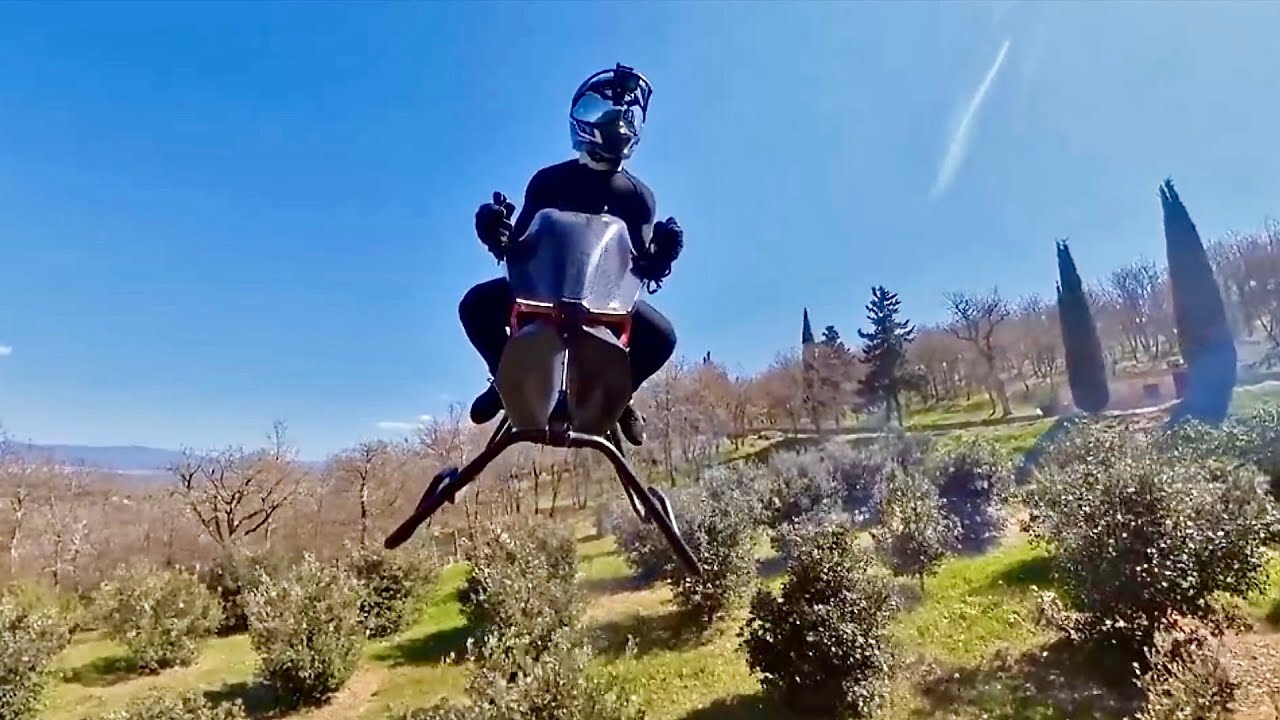 Your Personal Flying Scooter - Airbike Is Here - Volonaut - YouTube