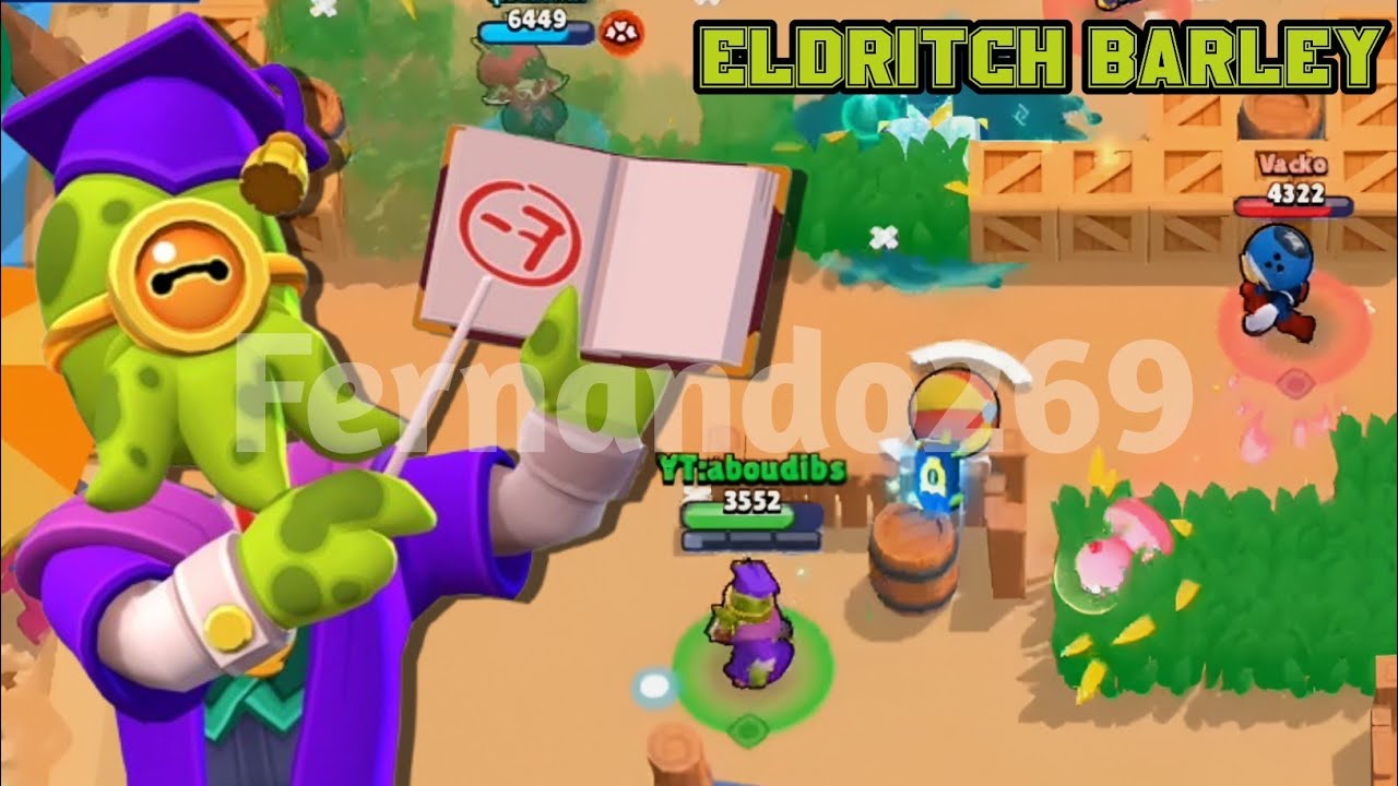 Brawl stars professor barley gameplay - YouTube