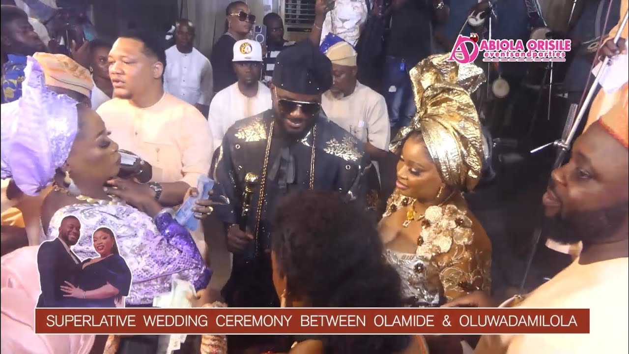 SEE HOW OLAMIDE AND OLUWADAMILOLA ROCK K1 D ULTIMATE STAGE AT THEIR WEDDING CEREMONY. - YouTube