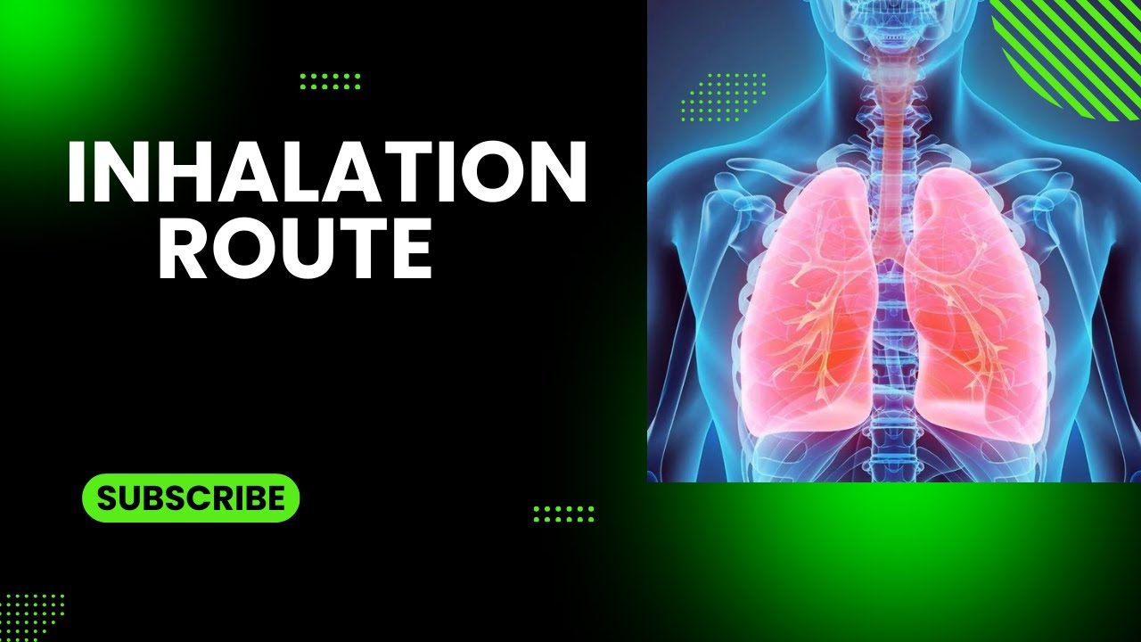 Drug administration of inhalation route - YouTube