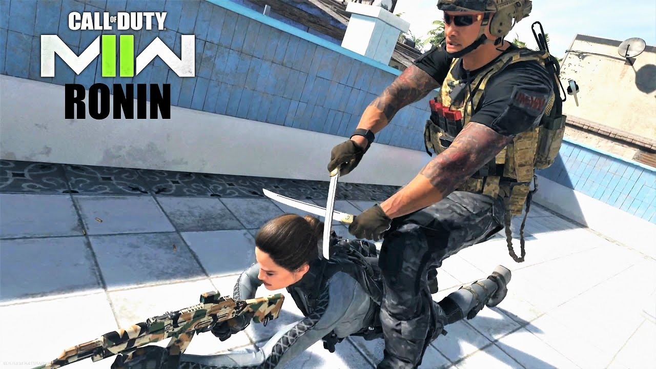RONIN Operator [KILLER KODACHIS FINISHER] Prone Stand Downed MW2 ...