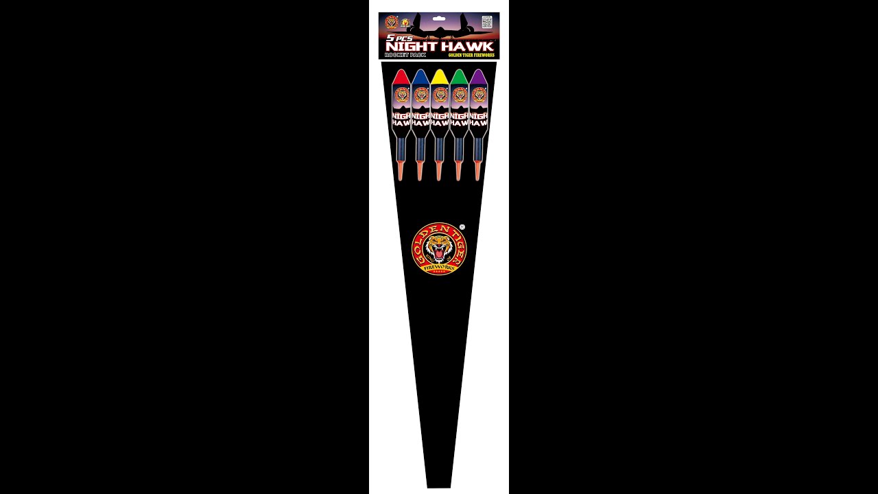 NIGHT HAWK 5-pack 1.3G ROCKETS by Golden Tiger Fireworks | Available at ...
