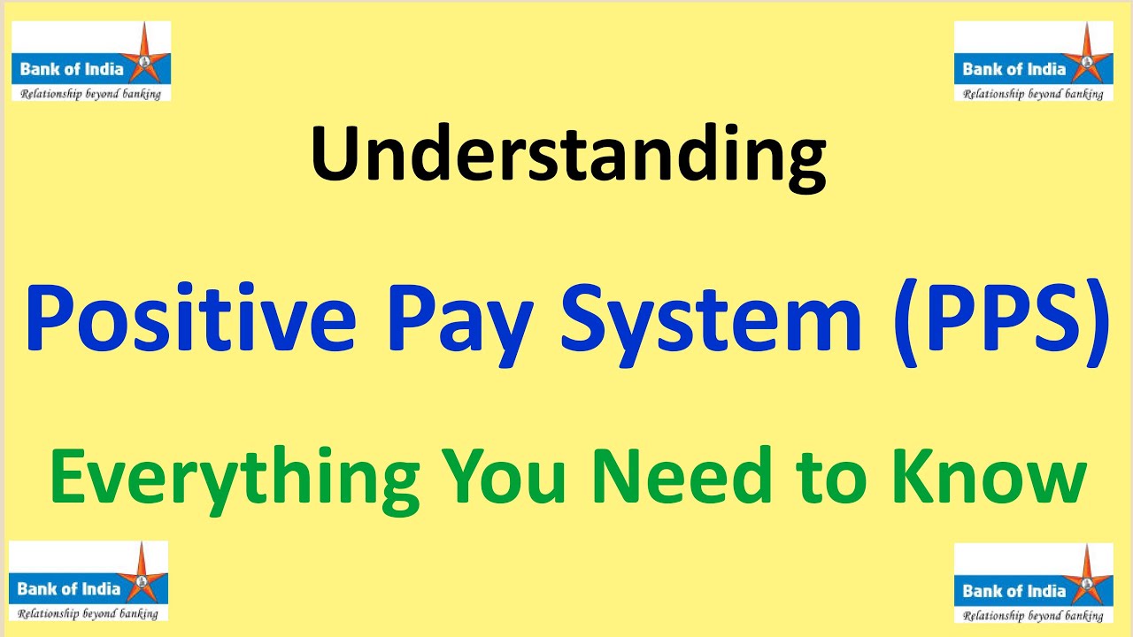 Positive Pay System (PPS) Explained. Secure Your Cheques from Fraud. # ...