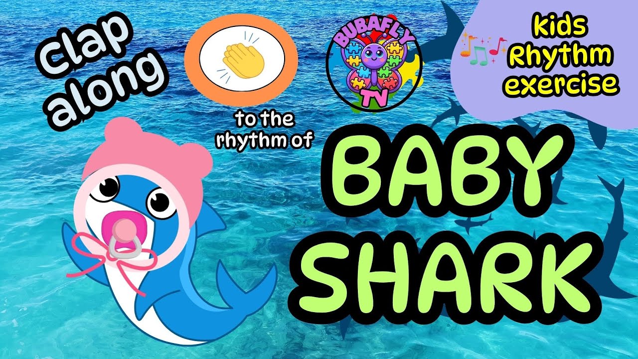 Bubbafly TV - Baby Shark - Clap Along for Sensory Motor Skills - YouTube