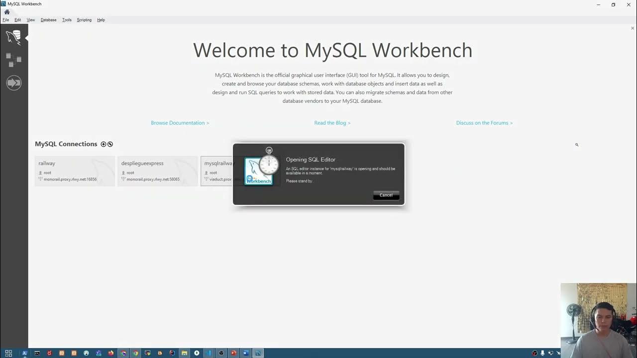 4. Creación de servidor MySQL en railway - YouTube