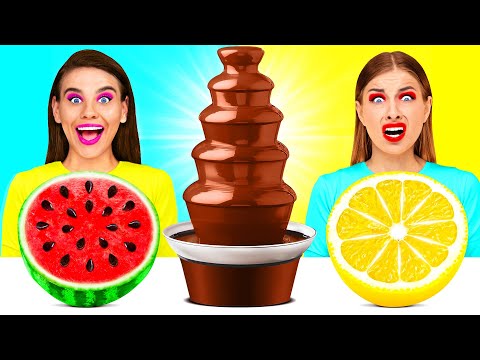 Erimiş Çikolata Çeşmesi Kapişmasi | Komik Durumlar Happy Fun