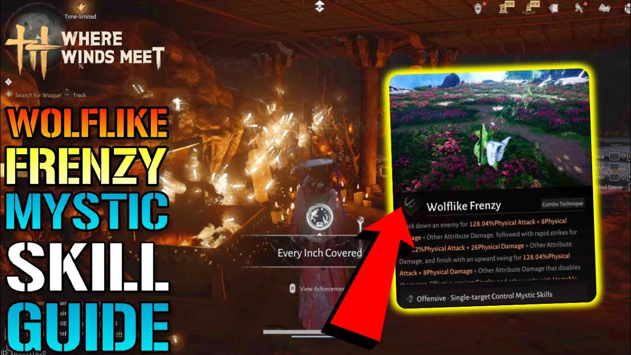Where Winds Meet: "Wolflike Frenzy" Mystic Skill Guide! How To Get This ...