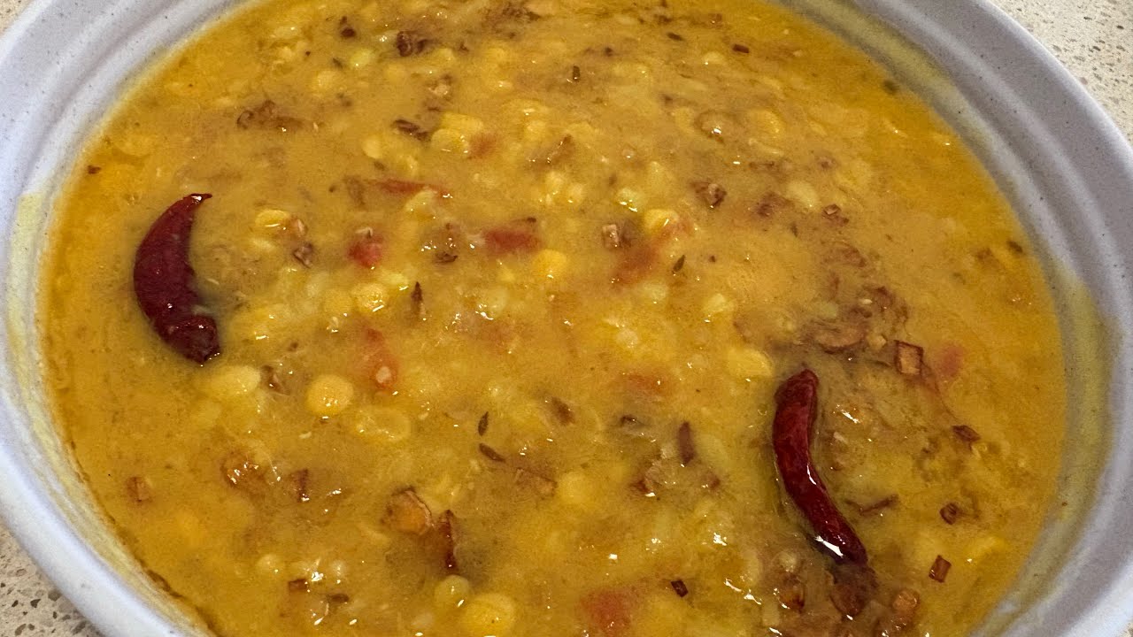 Dal fry north indian style# punjabi dhal tadka easy# Indian vegetarian ...