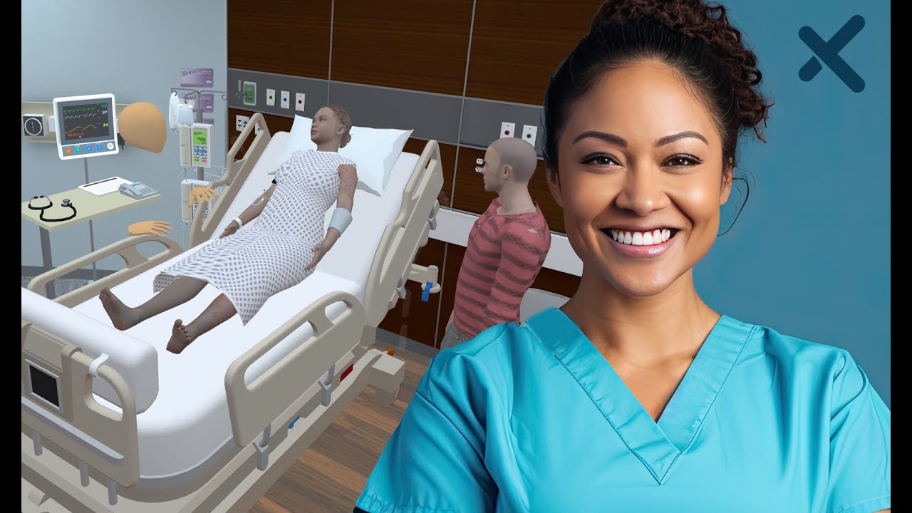 VR Nursing Simulation Demo [KrupaNucon Webinar Clip] - YouTube