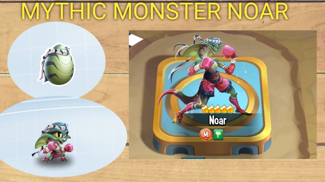 Monster Legends - Mythic Monster Noar Is The Strongest Nature Monster ...