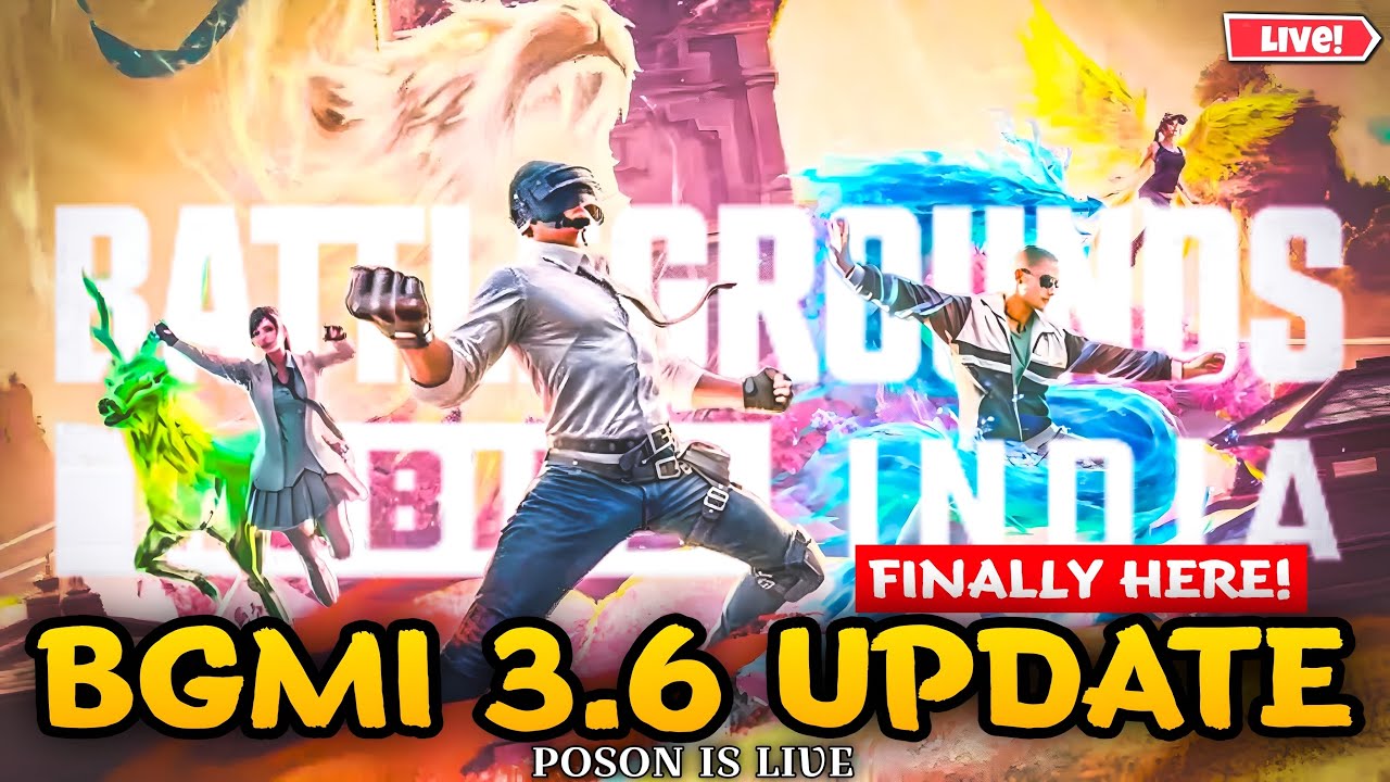 NEW 3.6 BGMI UPDATE GAMEPLAY LIVESTREAM | CONQUEROR LOBBY | BGMI NEW ...
