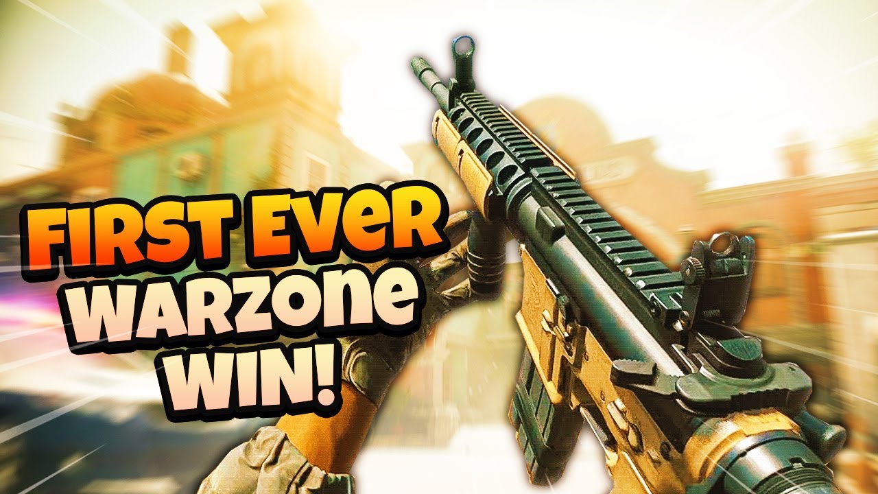 First Ever Warzone Win! - YouTube