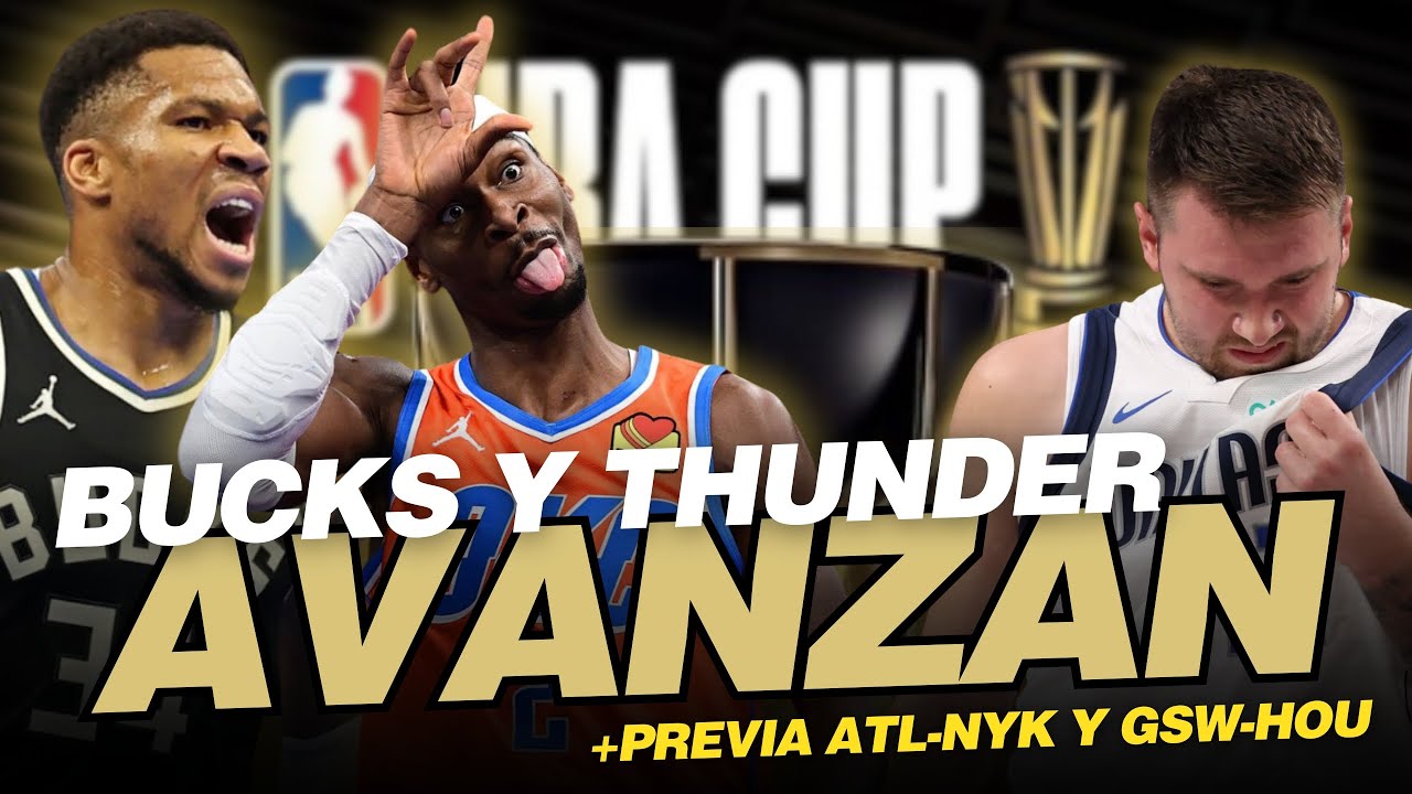 COPA NBA: ¡AFUERA LUKA! GANARON OKC Y MILWAUKEE - YouTube