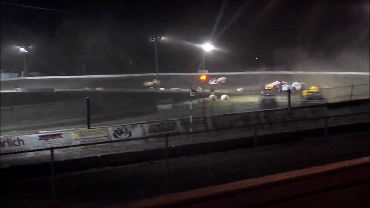 I-88 speedway - July 22, 2016 - Open Sportsman Main - YouTube
