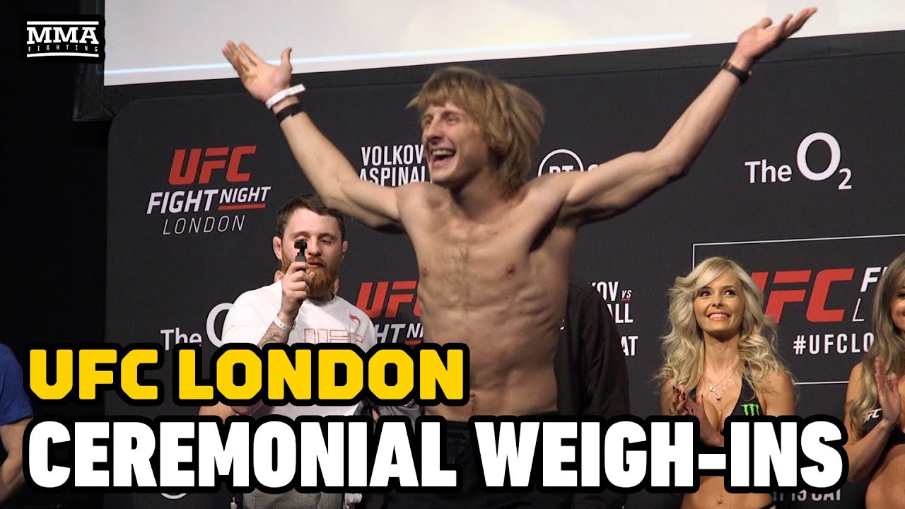 UFC London Final Staredowns - MMA Fighting - YouTube