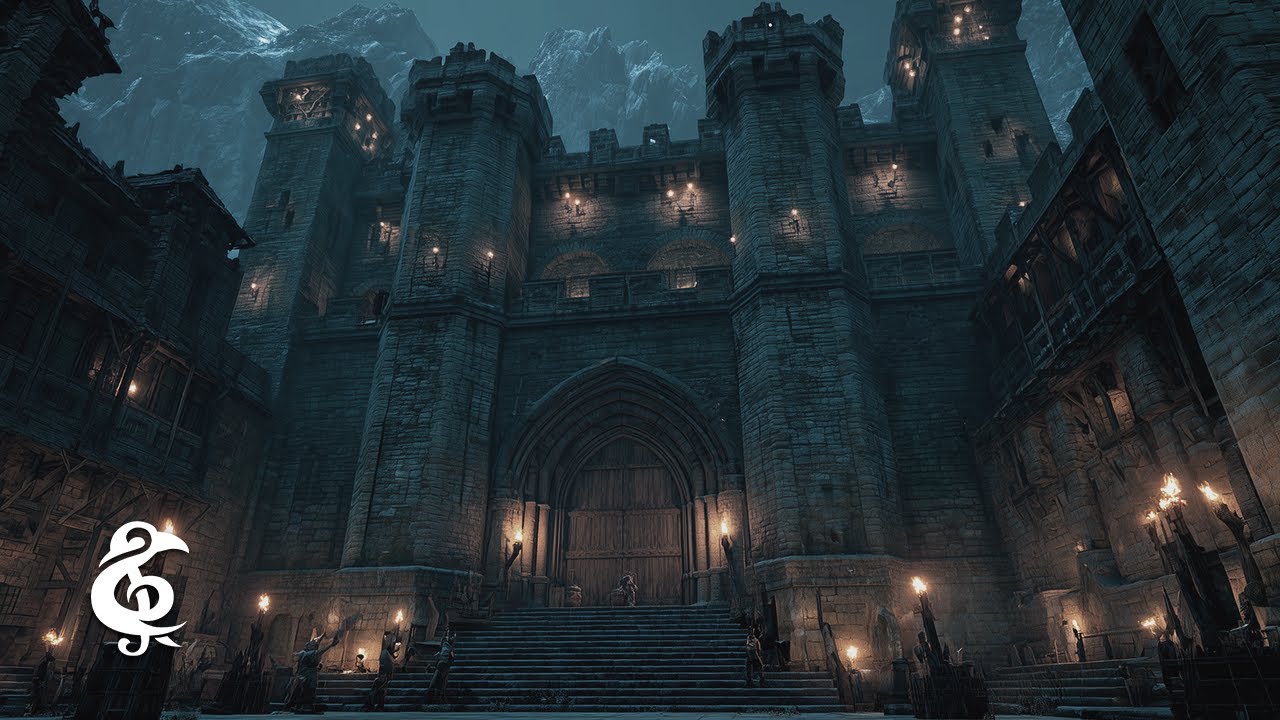 City's Dark Keep | Medieval Fantasy Ambience - YouTube