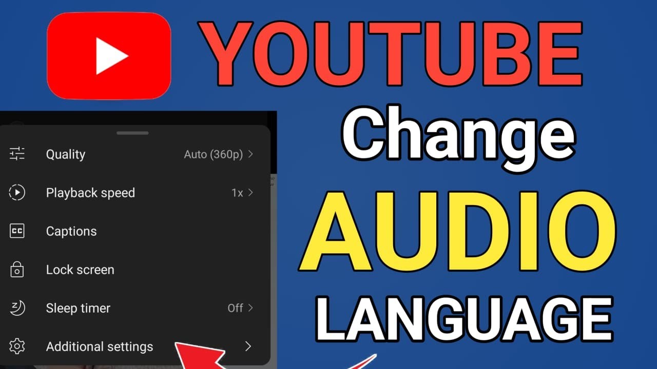 How To Change Audio Language In Youtube Videos - 2025 - YouTube