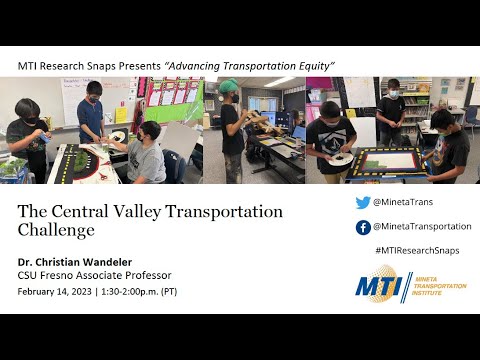#MTIResearchSnaps The Central Valley Transportation Challenge - YouTube
