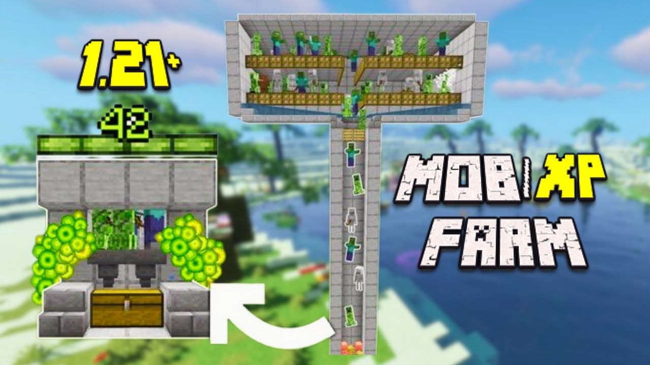 Minecraft XP Mob Farm 1.21+(The Easiest & Most Powerful)! - YouTube