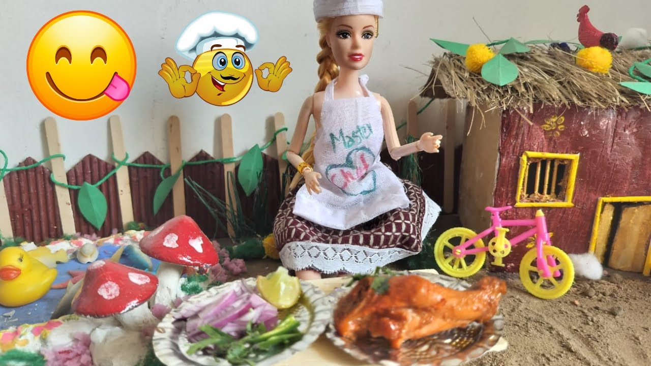 KFC Fried Chicken 😋👌| Miniature Barbie Chicken Fry😋😎 - YouTube