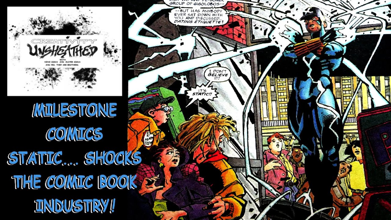 MILESTONE COMICS' STATIC...SHOCKED THE COMIC BOOK INDUSTRY! - YouTube