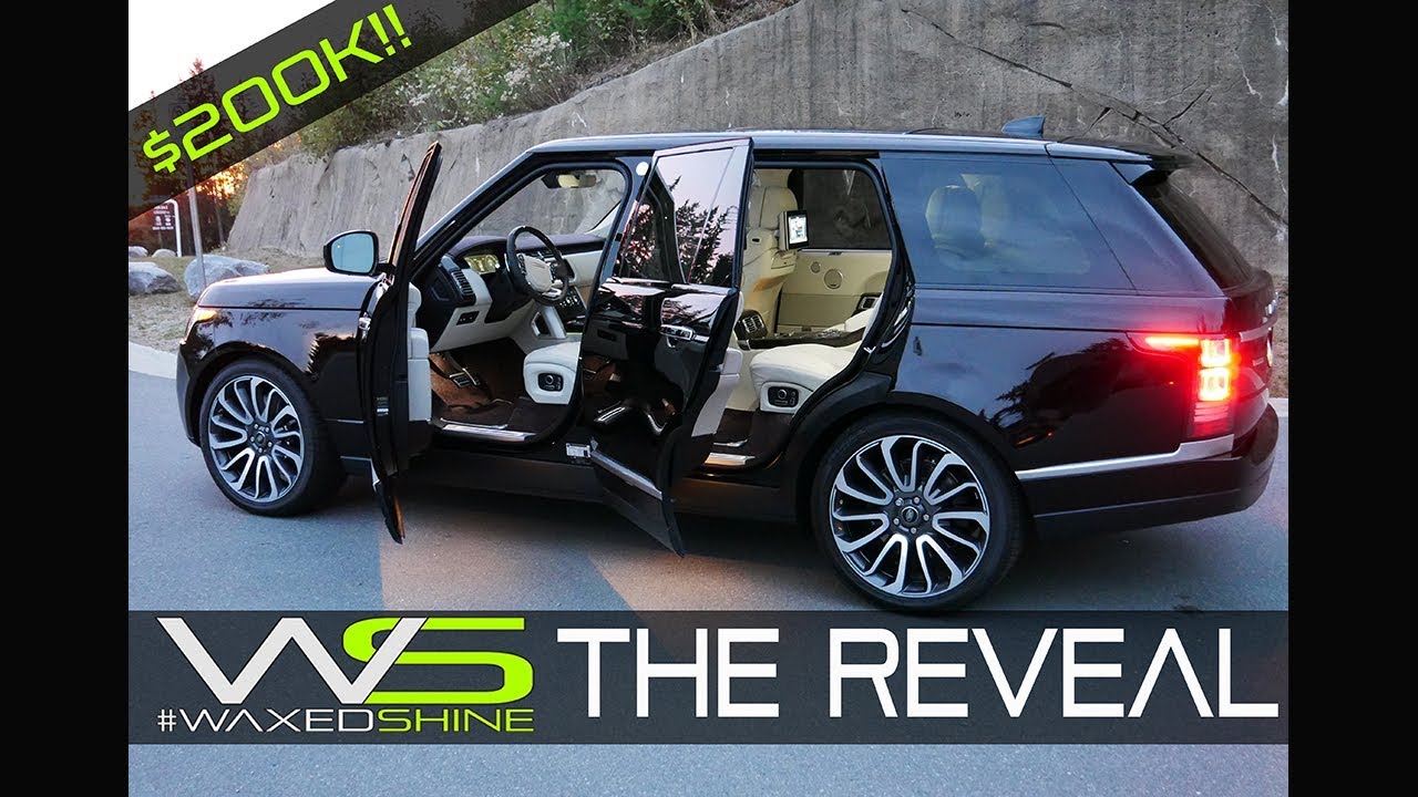 The Reveal!! $200K Range Rover Autobiography Ceramic Coating Customer ...