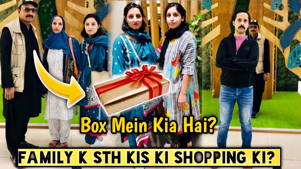Shopping With Family | Surprise Gift Box | What Is inside the Box ...