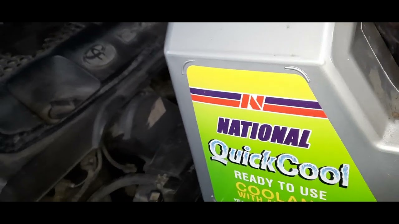 FILLING ENGINE COLLANT INTO RADIATOR RESERVOIR FOR TOYOTA FORTUNER ...