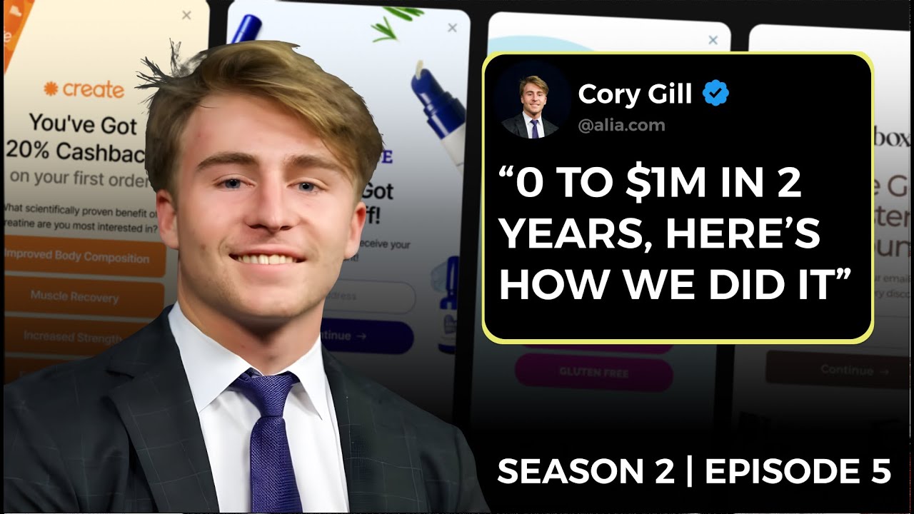 “$0 To $1M In 2 Years, Here's How We Did It” | Cory Gill on Alia's Big ...